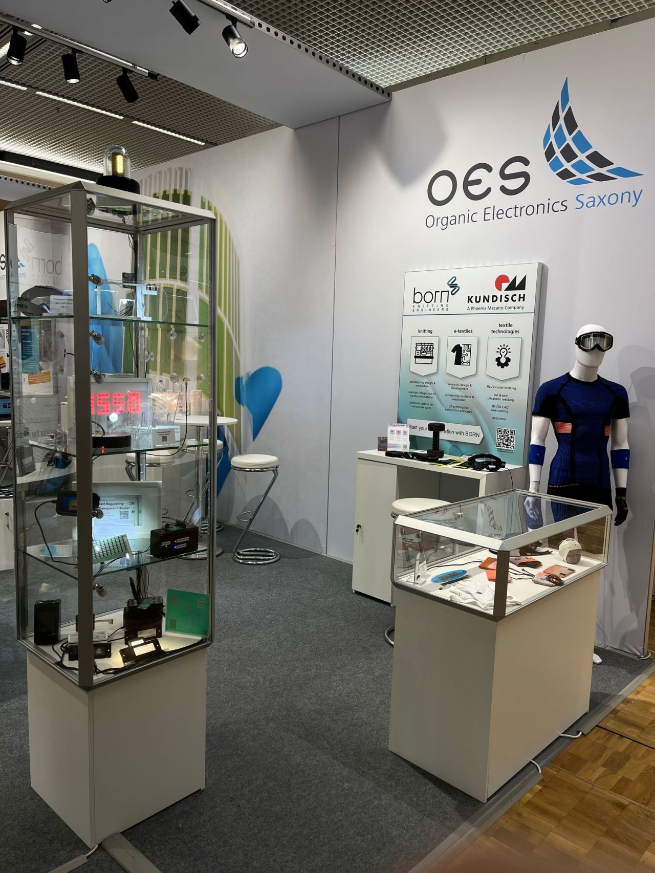 Presentation of smart & intelligent textiles at LOPEC 2025